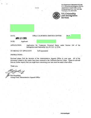 Fillable Online uscis - uscis Fax Email Print - pdfFiller