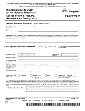 Fillable Online Summary Plan Description (SPD) - Vanguard - Retirement ...