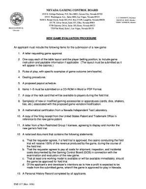 Fillable Online gaming nv PDF - Nevada Gaming Control Board - gaming nv ...