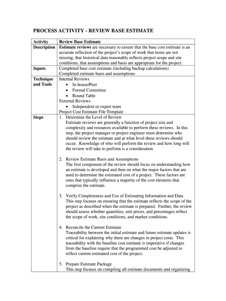 fillable-online-wsdot-wa-cost-estimate-process-review-base-estimate