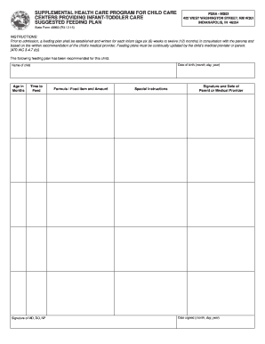 Fillable Online forms in Supplemental health care program for child ...