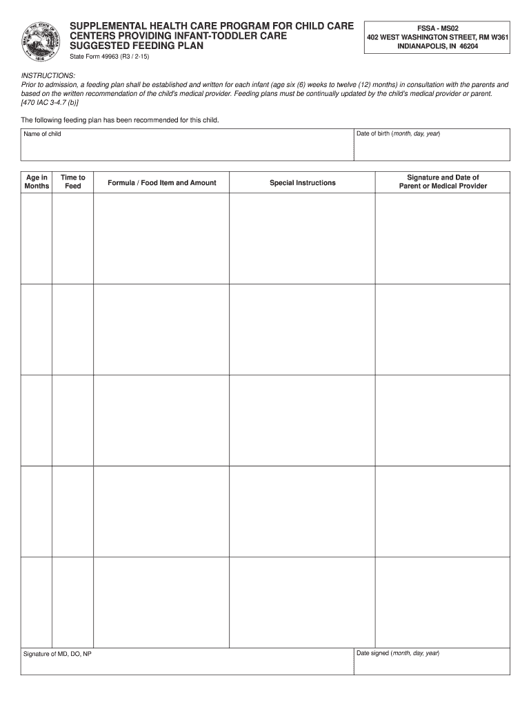Fillable Online forms in Supplemental health care program for child ...