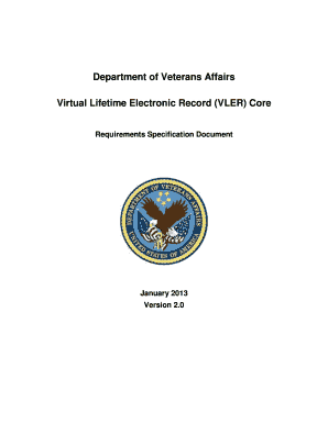 Fillable Online va Requirements Specification Document Template - US ...