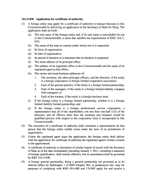 Fillable Online lrc ky KRS 14A9-030 - lrc ky Fax Email Print - pdfFiller