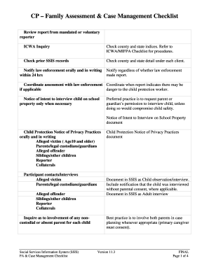 Fillable Online dhs mn FA Checklist PILOT format - dhs mn Fax Email ...