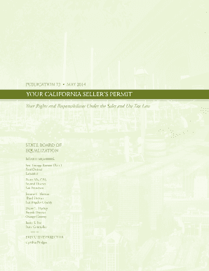 Fillable Online boe ca Your California Sellers Permit Information on a ...