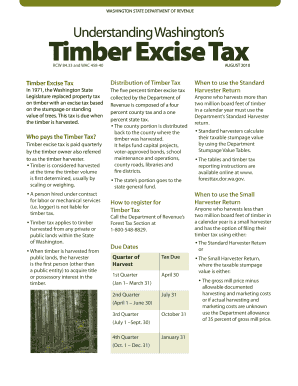 Fillable Online dor wa Washington state department of revenue ...