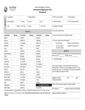 Fillable Online forms in Fillable International Registration Plan ...