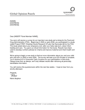 Fillable Online cdc FDA cover letters FDA cover letters - cdc Fax Email ...