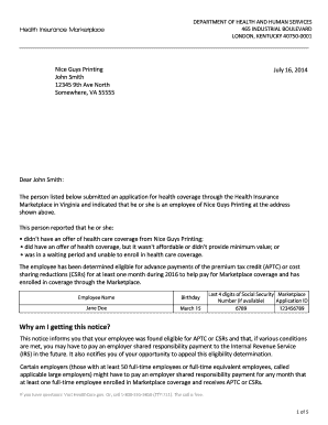 Fillable Online cms Employer Notice. Employer Notice - cms Fax Email ...