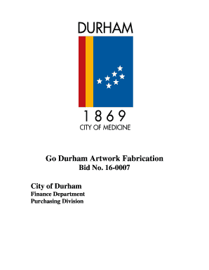 Fillable Online durhamnc Go Durham Artwork Fabrication Fax Email Print ...