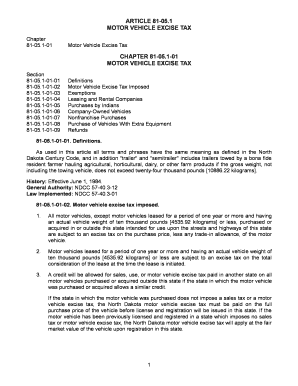 Fillable Online legis nd North Dakota Administrative Code - Title 81 ...