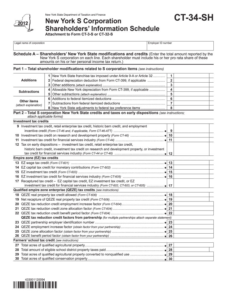 2012 ct 34 sh form: Fill out & sign online | DocHub