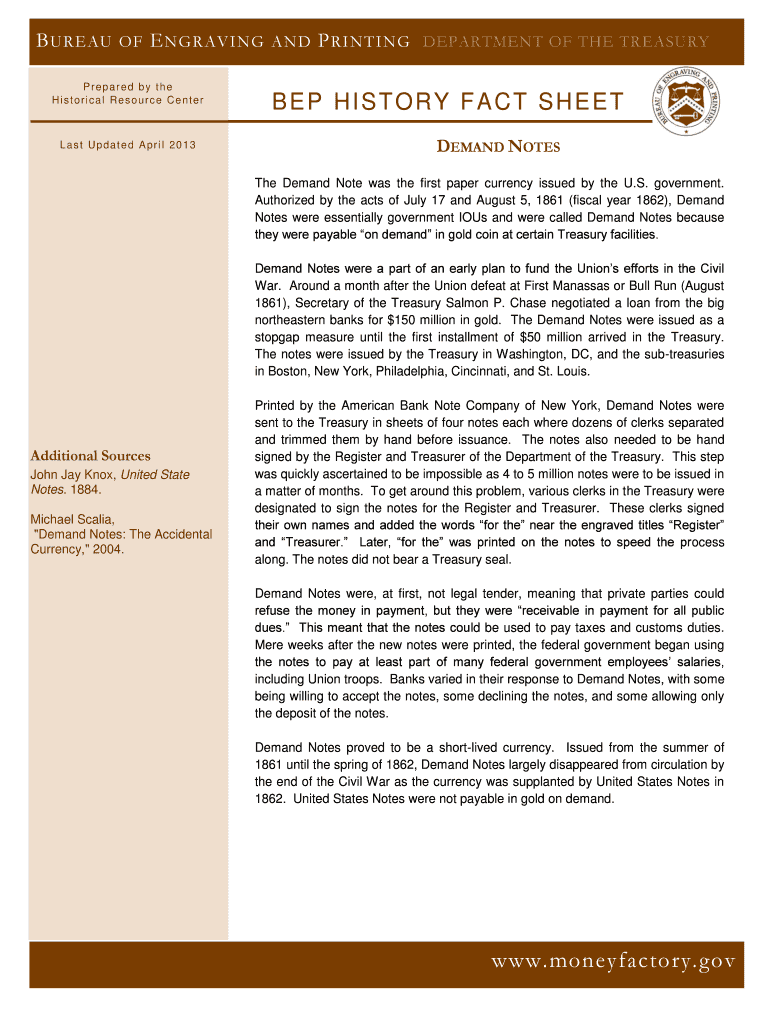 Fillable Online Demand Notes Fax Email Print - pdfFiller