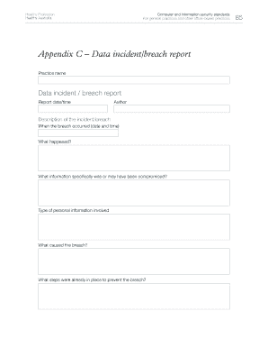 Fillable Online racgp org Computer and information security standards ...
