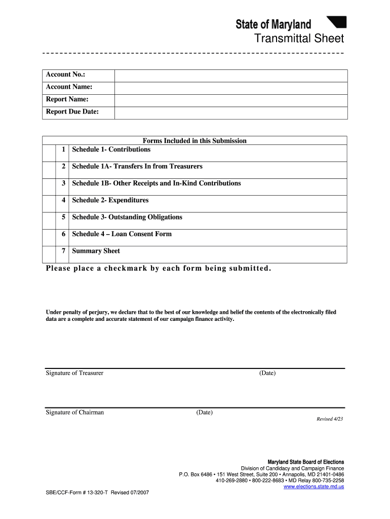 Fillable Online Transmittal Sheet Fax Email Print - pdfFiller