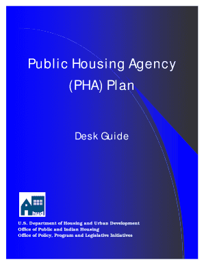 Fillable Online portal hud Public Housing Agency (PHA) Plan Fax Email ...