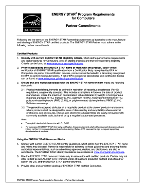 Fillable Online energystar Version 6.1 Computers Final Program ...