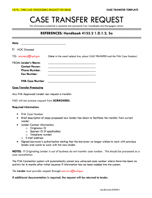 Fillable Online portal hud CASE NUMBER ASSIGNMENT ISSUES Fax Email ...