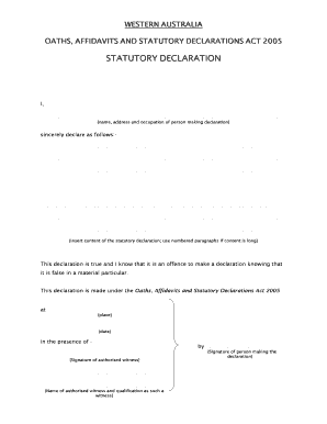 Fillable Online Replacement student card form - Statutory Declaration ...