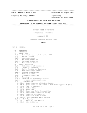 Fillable Online wbdg UFGS 33 11 00 Water Utility Distribution Piping ...