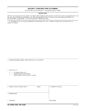 Da Form 4604 R - Fill Online, Printable, Fillable, Blank | pdfFiller