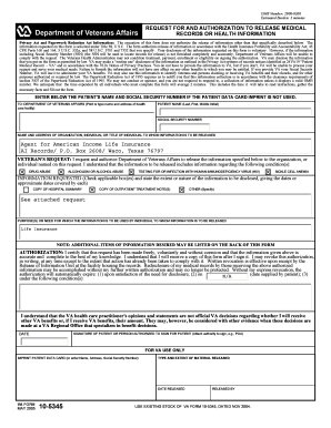 Fillable Online OMB Number: 2900-0260 Fax Email Print - pdfFiller