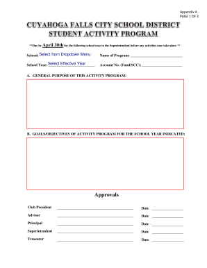 Fillable Online cfhs links - Cuyahoga Falls City School District Fax Email Print - pdfFiller