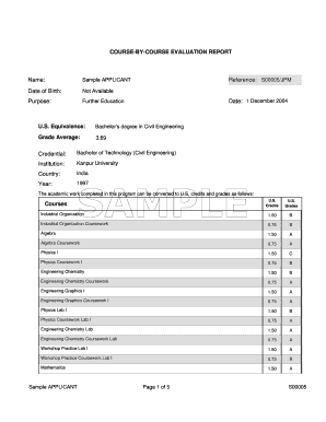 Fillable Online ece View Sample Report PDF - ECE Fax Email Print ...