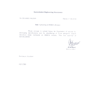 Welcome To Rdso - Fill Online, Printable, Fillable, Blank | pdfFiller