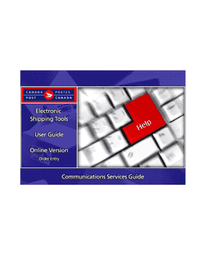 Fillable Online Canada Post - Communications Services Guide Fax Email ...