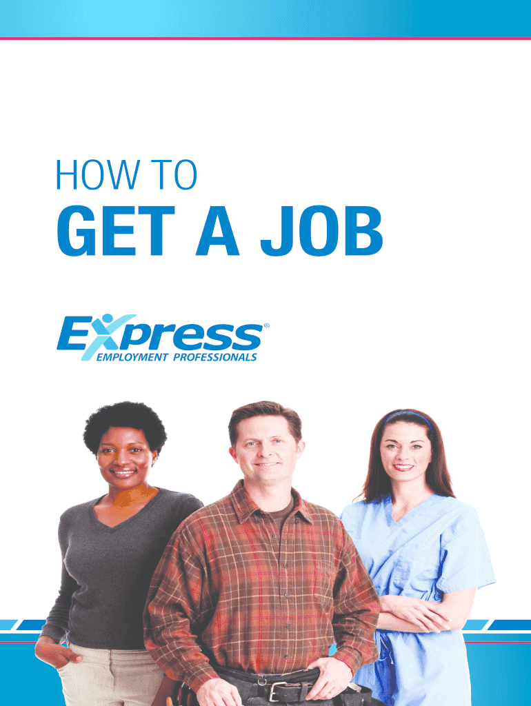 Fillable Online GET A JOB Fax Email Print - pdfFiller