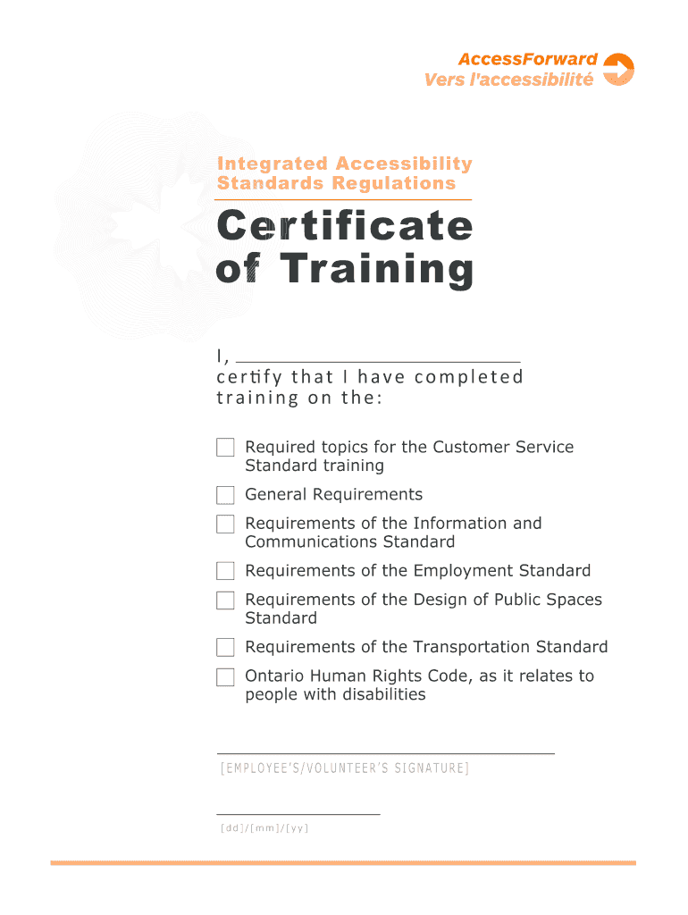 Fillable Online ADO TrainingCertificate v5(6July16) Fax Email Print - pdfFiller
