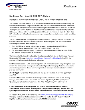 Fillable Online NPI Tip Sheet Fax Email Print - pdfFiller