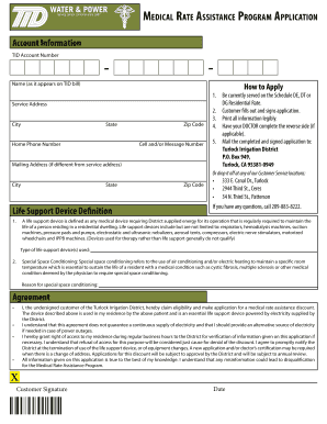 Fillable Online Medical Rate Assistance Program Application Fax Email ...