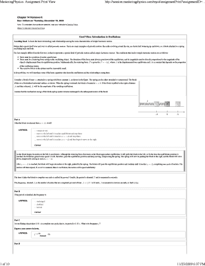 Fillable Online MasteringPhysics: Assignment Print View Fax Email Print - pdfFiller