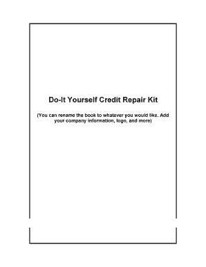 Fillable Online Do-It Yourself Credit Repair Kit Fax Email Print ...