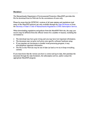 Fillable Online mass 314 CMR 9.00 - mass Fax Email Print - pdfFiller