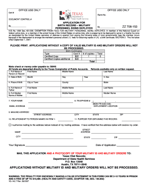 Fillable Online dshs texas vs142.7.doc - dshs texas Fax Email Print ...