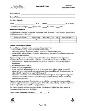 Fillable Online Keystone Place Fax Email Print - pdfFiller