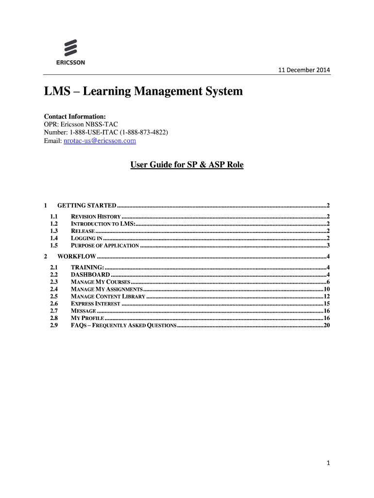 Fillable Online LMS Learning Management System Fax Email Print - pdfFiller