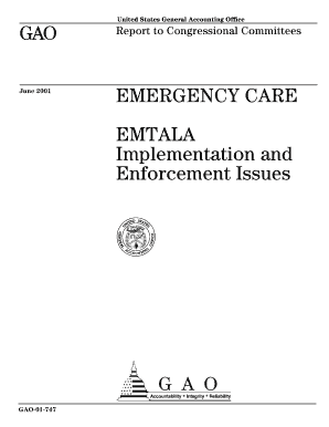 Fillable Online Emergency Care EMTALA - EMTALA.COM Fax Email Print ...
