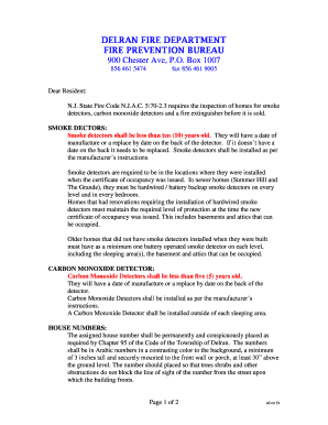 Fillable Online DELRAN FIRE DEPARTMENT Fax Email Print - pdfFiller