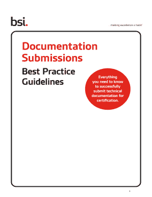 Fillable Online Documentation Submissions - BSi Fax Email Print - pdfFiller