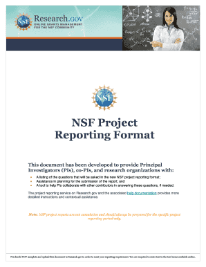 Fillable Online research Project reports template - research Fax Email ...