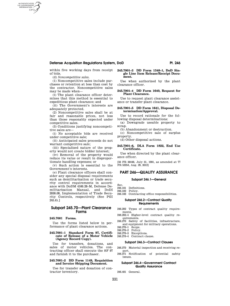 Fillable Online gpo DD Form 1149, Requisition - gpo Fax Email Print ...