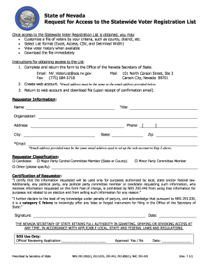 Fillable Online nvsos Requestor Information - Nevada Secretary of State ...