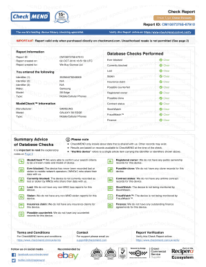 Fillable Online CheckMEND Certificate. CheckMEND Certificate Fax Email Print - pdfFiller
