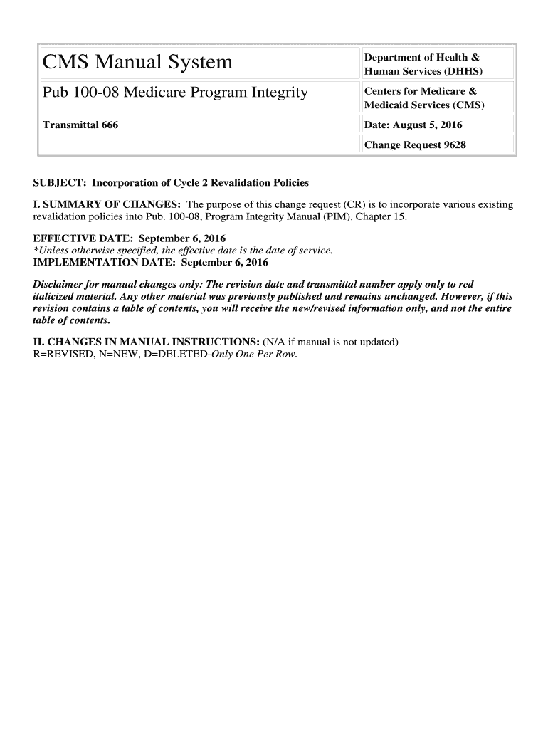 Fillable Online cms CMS Manual System Fax Email Print - pdfFiller