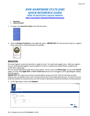 Fillable Online das nh Register and Create a Profile - das nh Fax Email ...